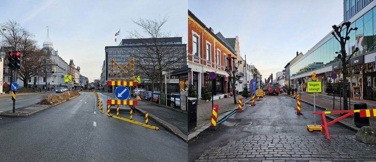 Kristiansand kommune - Derfor graves det mye i Kvadraturen nå