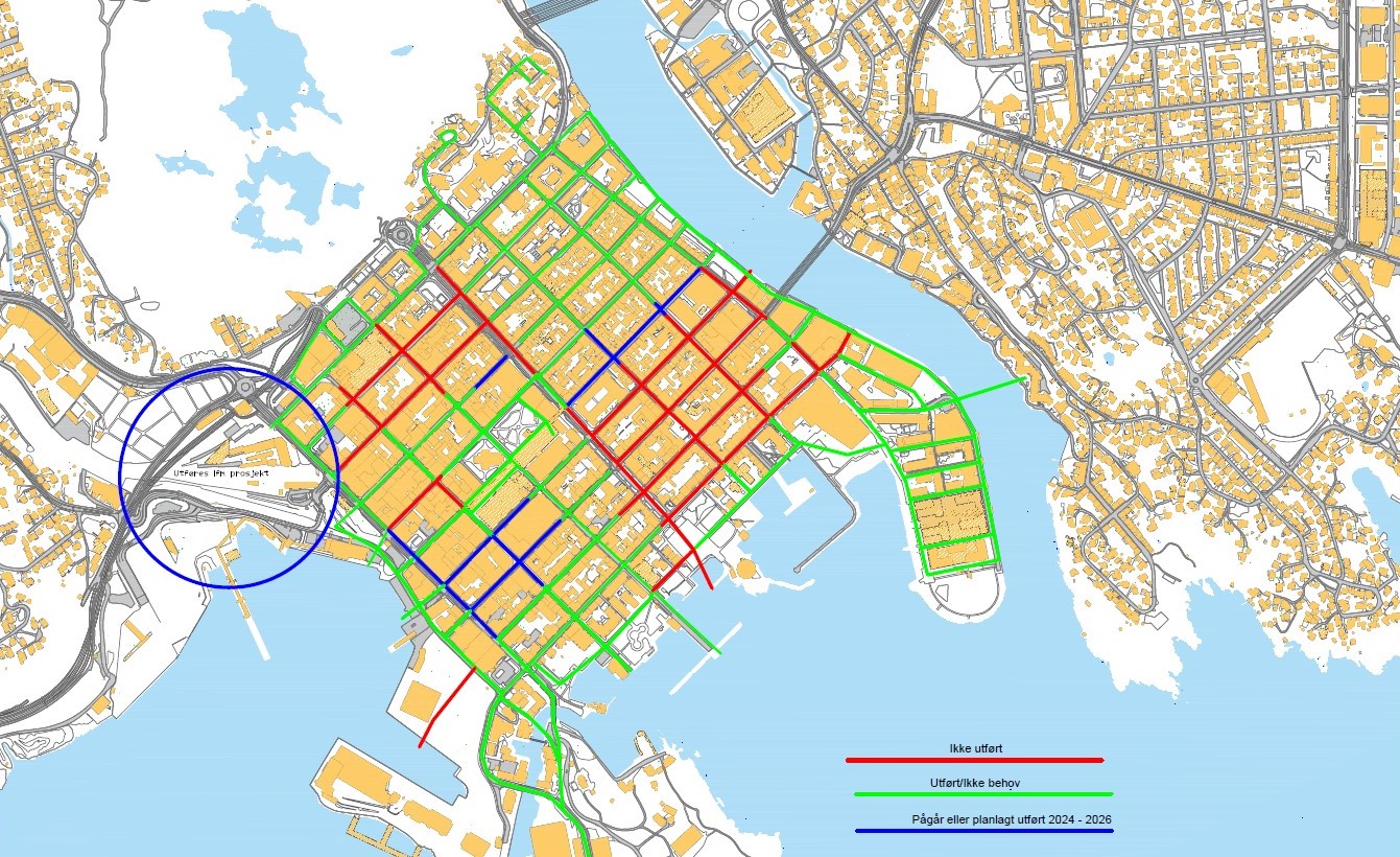 Kristiansand kommune - Derfor graves det mye i Kvadraturen nå