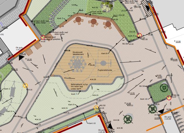 Kristiansand kommune - Arbeidet med Tangvall torg er i gang