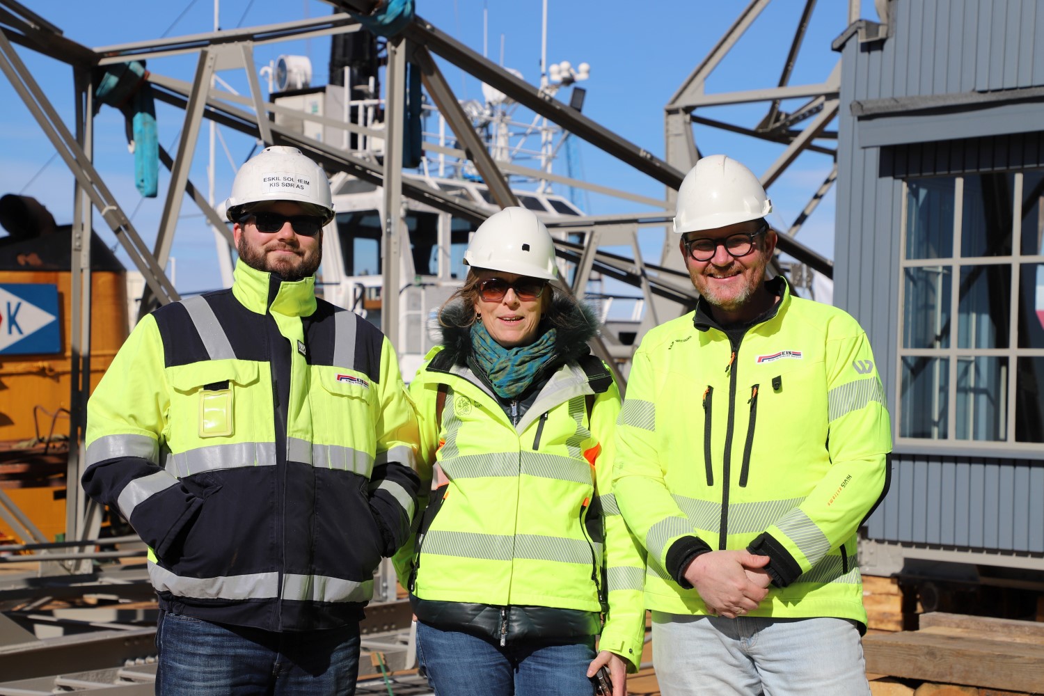 Kristiansand kommune - Krana på Silokaia er på plass igjen